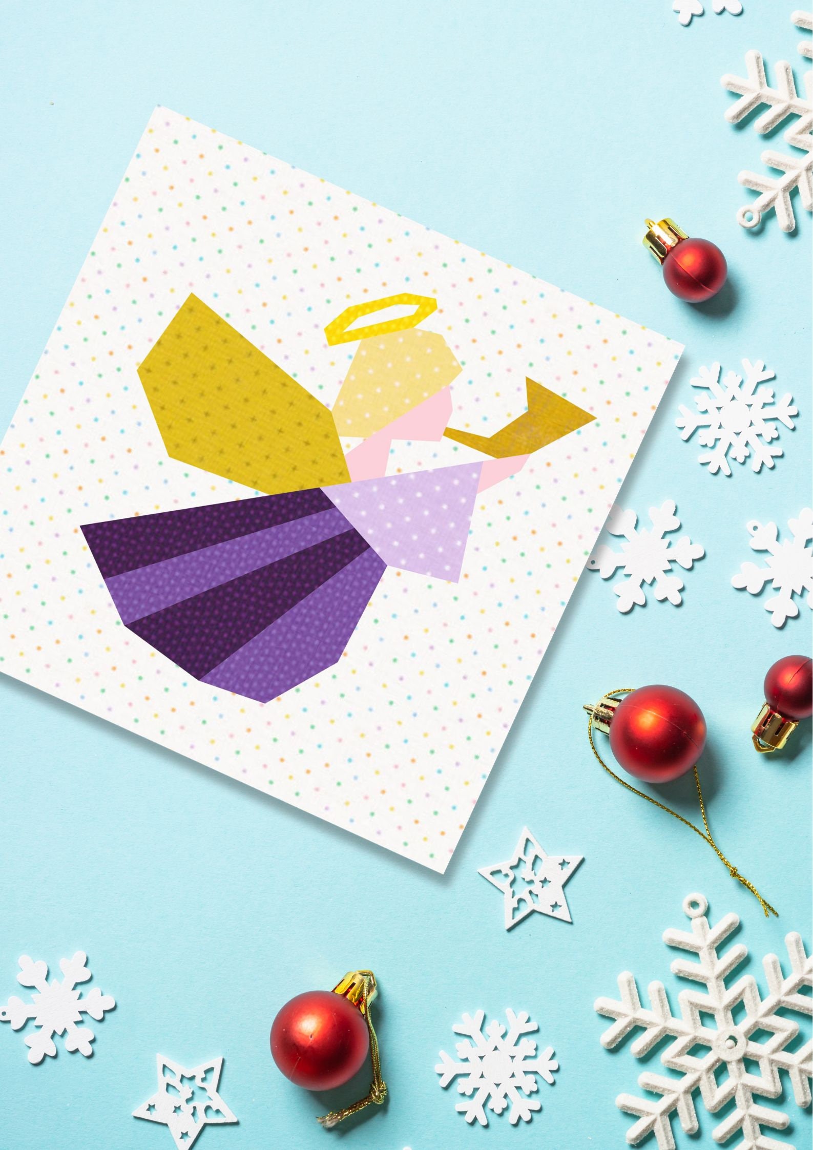 Angel Quilt Block, PDF Instant Download, FPP Pattern - Etsy