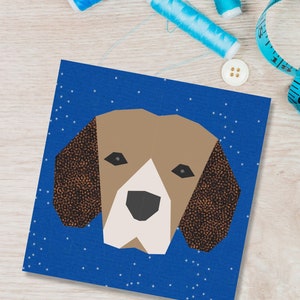 Beagle Dog Quilt Block Pattern: Foundation Paper Piecing (PDF Download ...
