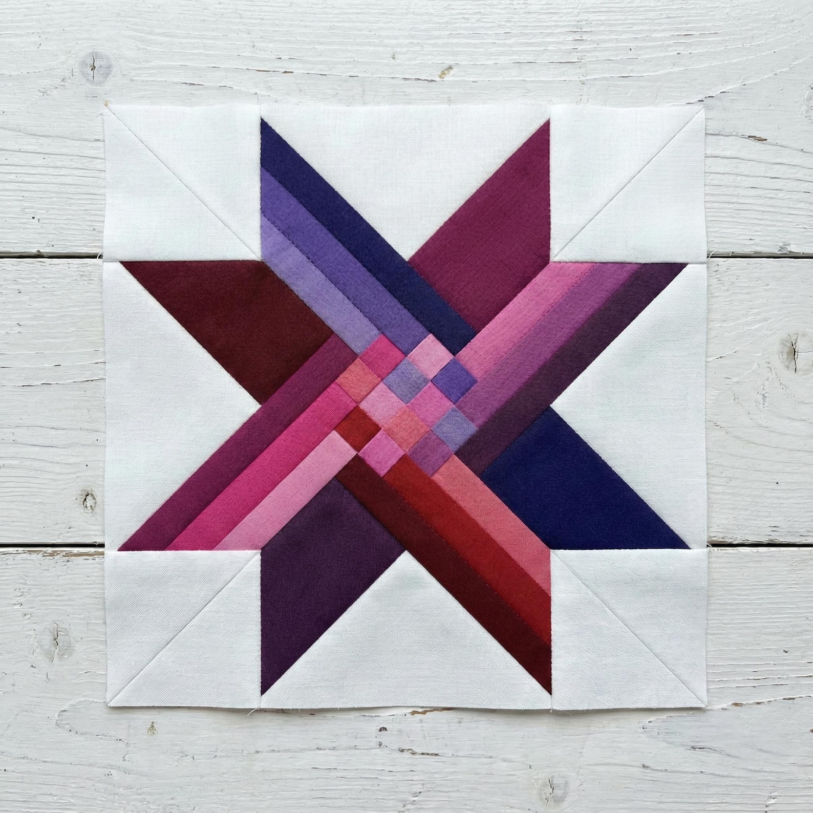 Star Bundle 17 Sizes, Lattice Woven Quilt Block Pattern: Foundation ...
