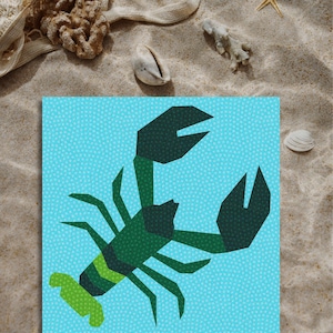 Crab and Lobster Quilt Pattern Bundle: Nautical FPP (PDF Pattern) - Etsy