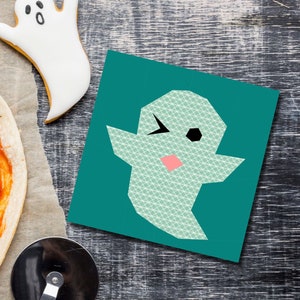Ghost Quilt Block Pattern, 5 Sizes PDF Instant Download, Halloween ...