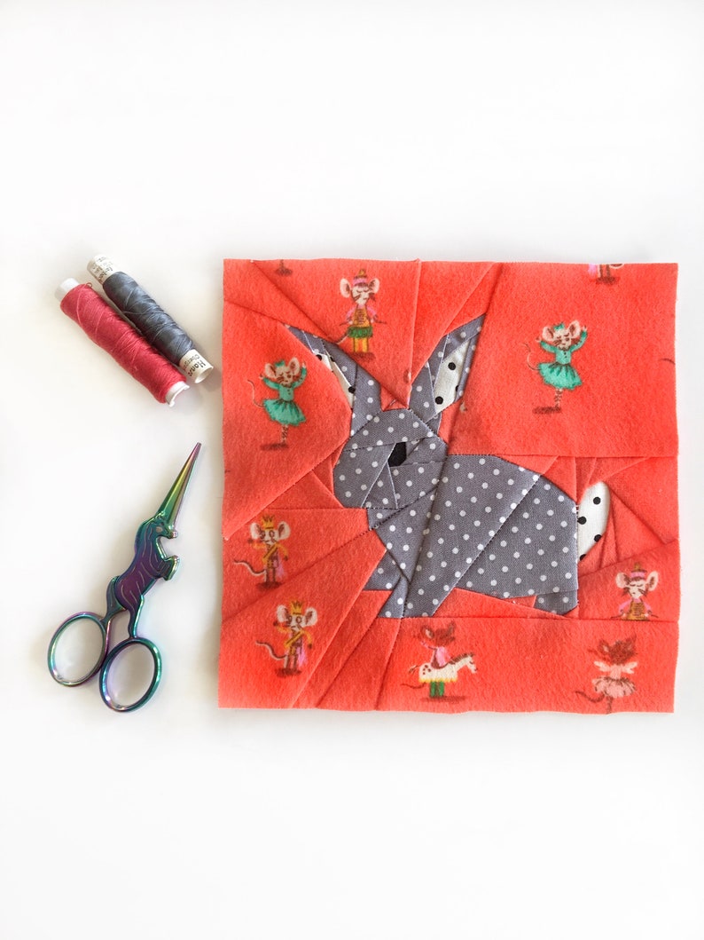 Woodland Animal Set of 9 Quilt Block Patterns, Paper Piecing Pattern ...