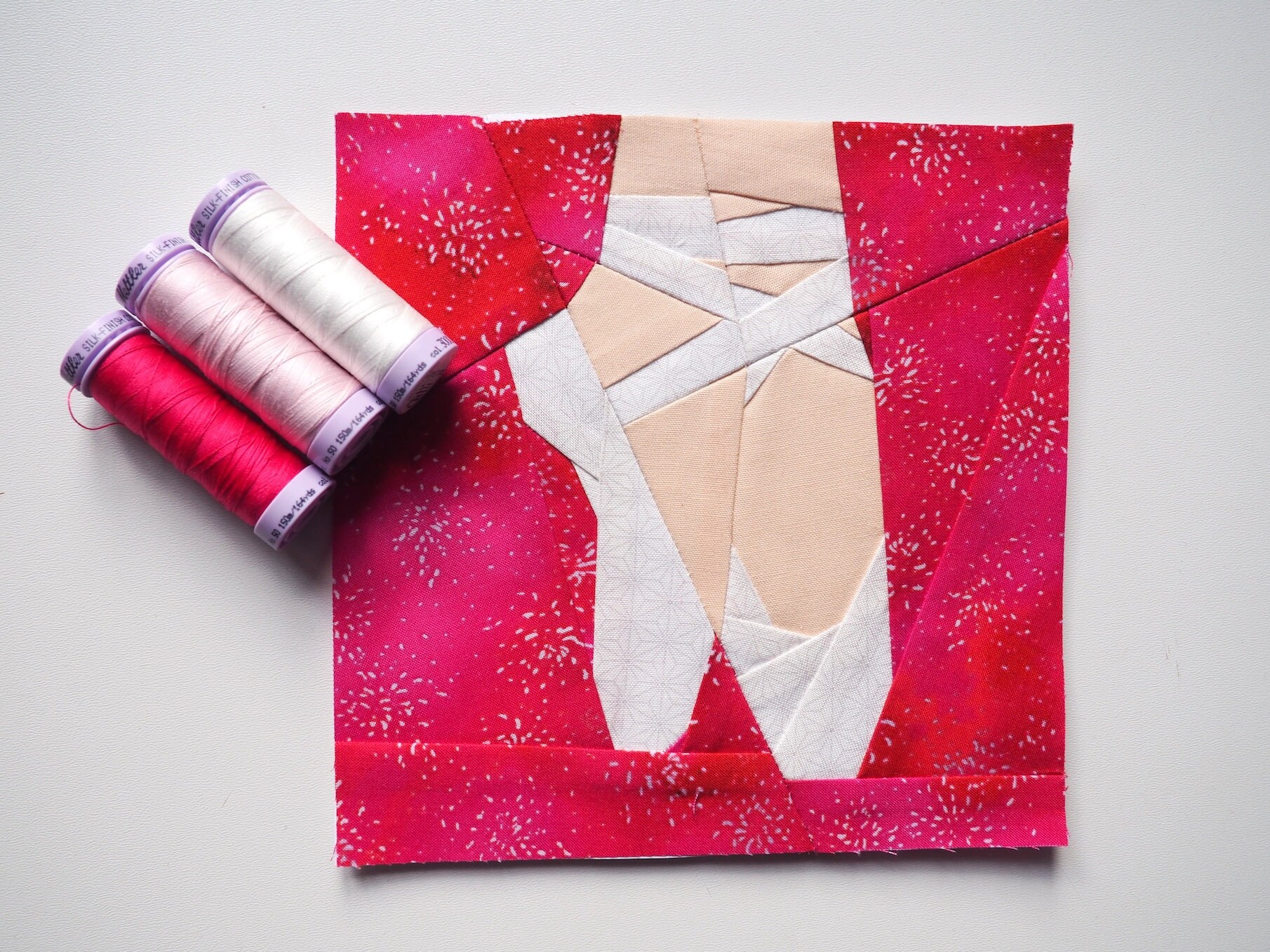 Ballet Slippers Quilt Block Pattern Ballet Shoes Pattern PDF - Etsy