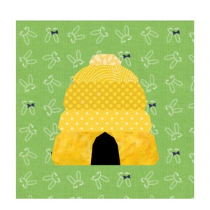 Beehive Pattern, Beehive Quilt Block Pattern, PDF Instant Download ...