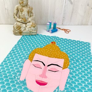 Buddha Quilt Block Pattern: Foundation Paper Piecing (PDF Pattern) - Etsy