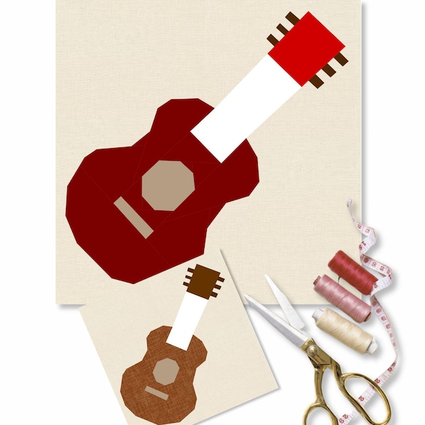 Guitar Quilt - Etsy