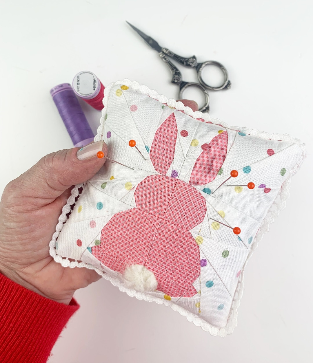Bunny's Back Quilt Block Pattern, PDF Instant Download, Easter Bunny ...