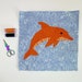 Dolphin Quilt Block Pattern PDF Instant Download Nautical - Etsy Canada