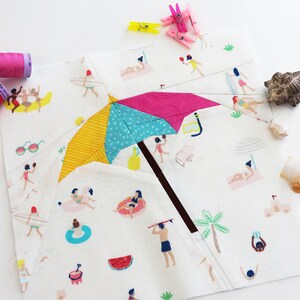 Beach Umbrella Quilt Block Pattern, PDF Pattern Instant Download ...