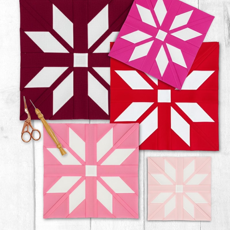 Star Block Wall Pattern - Etsy