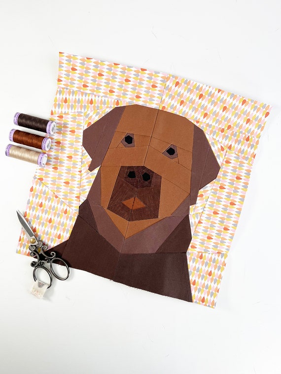 Labrador Quilt Block Pattern PDF Instant Download Nursery | Etsy