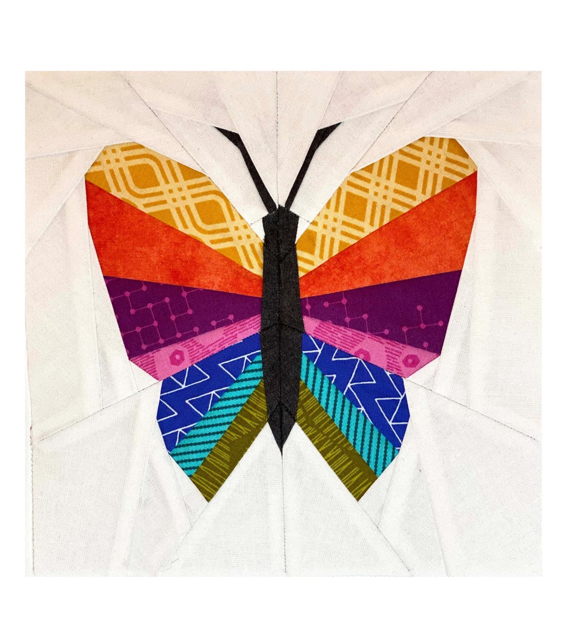 Butterfly Quilt Block Pattern Butterfly Pattern PDF Instant - Etsy