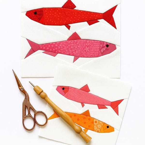 Free Fish Quilt Patterns - Etsy