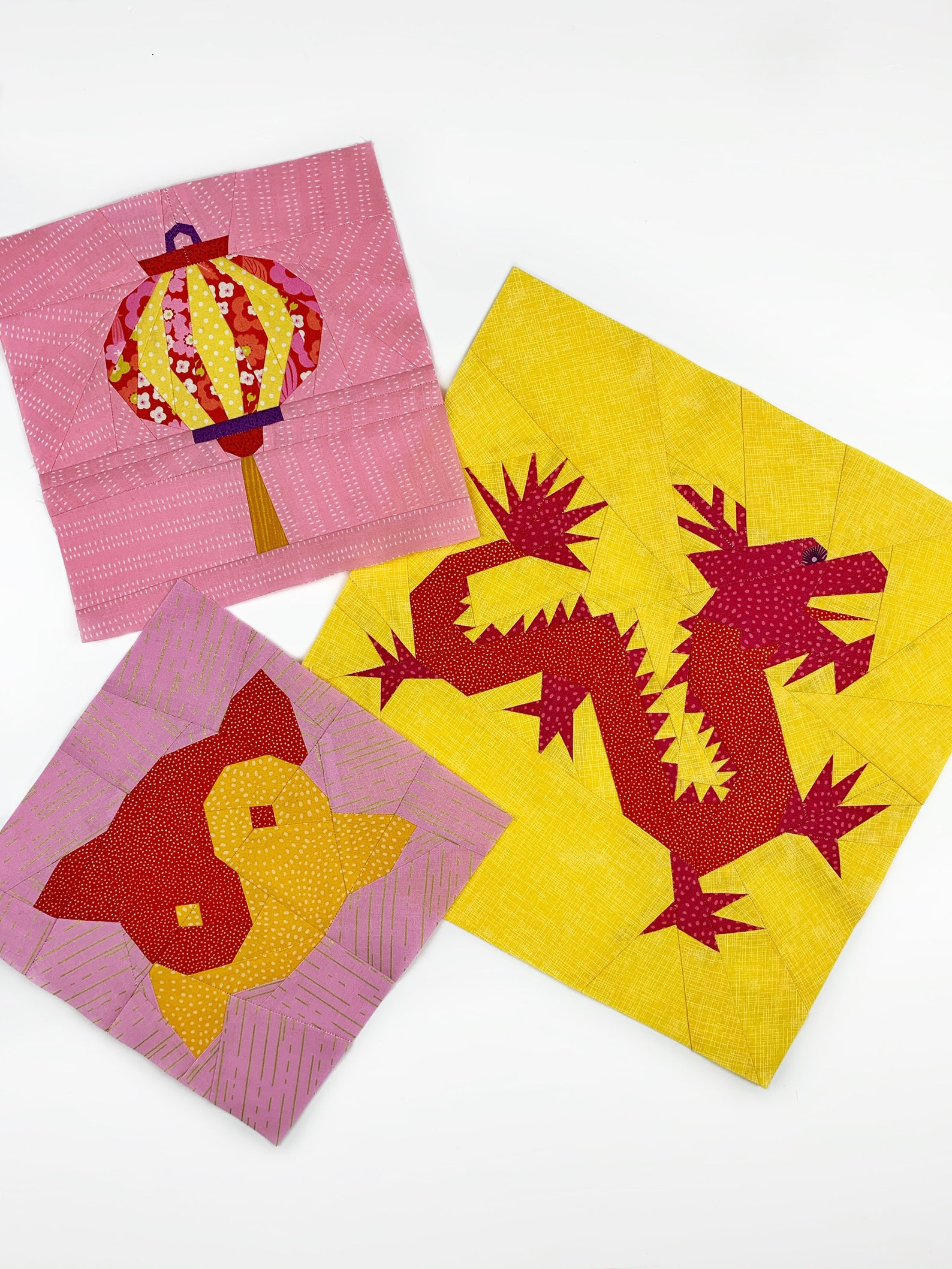 Chinese Lantern Quilt Block Pattern, 5 Sizes, Foundation Paper Piecing ...