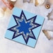 Triple Star Quilt Block, 4 Sizes PDF Instant Download, Foundation Paper ...