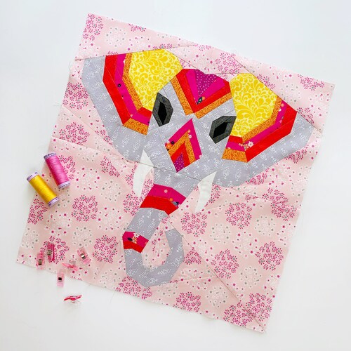 Hippo Quilt Block Pattern PDF Instant Download Nursery - Etsy
