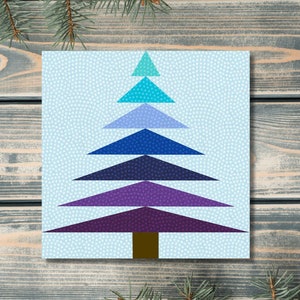 Flying Geese Tree, 5 Sizes PDF Instant Download, Foundation Paper ...