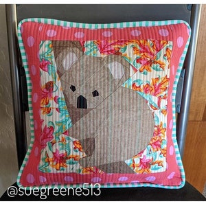 Koala Quilt Block Pattern, PDF Instant Download, Foundation Paper ...