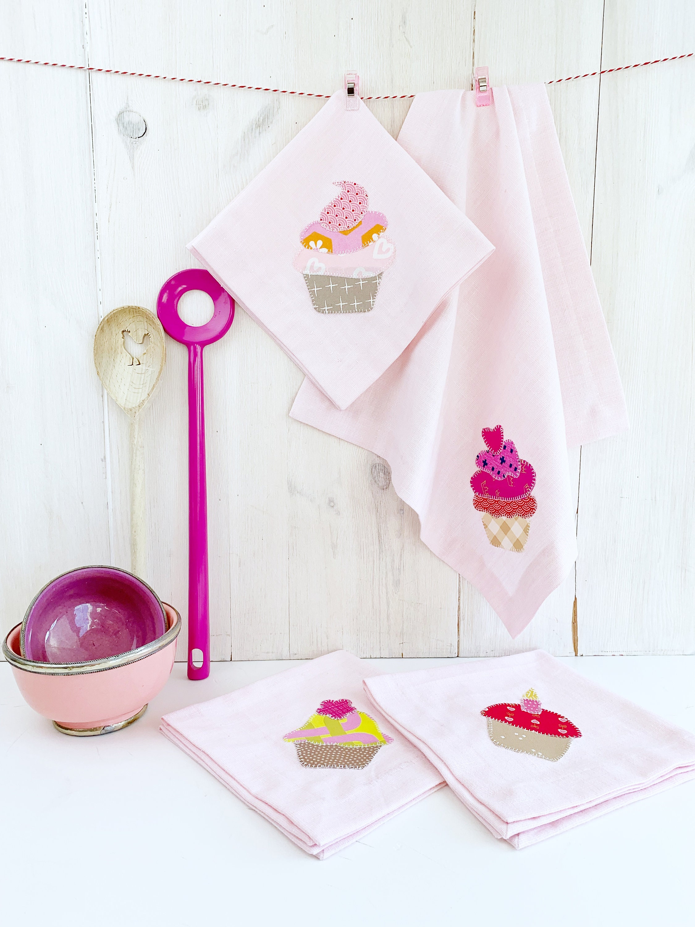 Cupcake Appliqué Pattern PDF Instant Download Set of 4 - Etsy