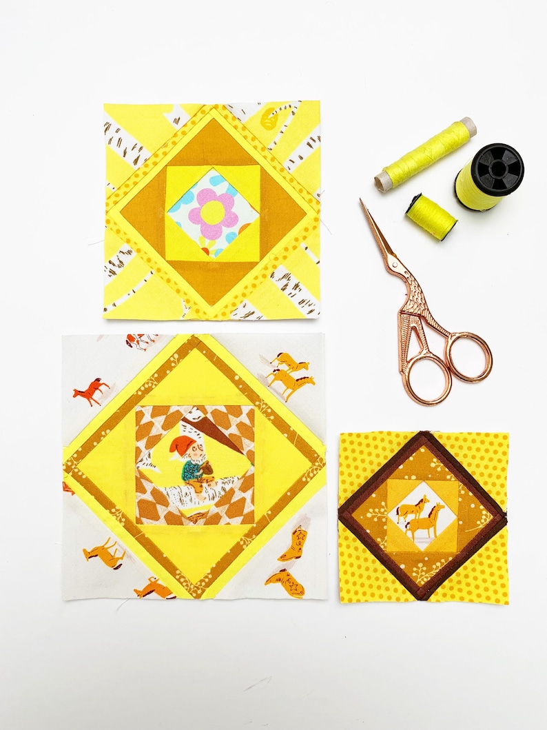 Economy Quilt Block PDF Pattern: Foundation Paper Piecing, 8 Sizes ...