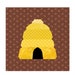 Beehive Pattern, Beehive Quilt Block Pattern, PDF Instant Download ...