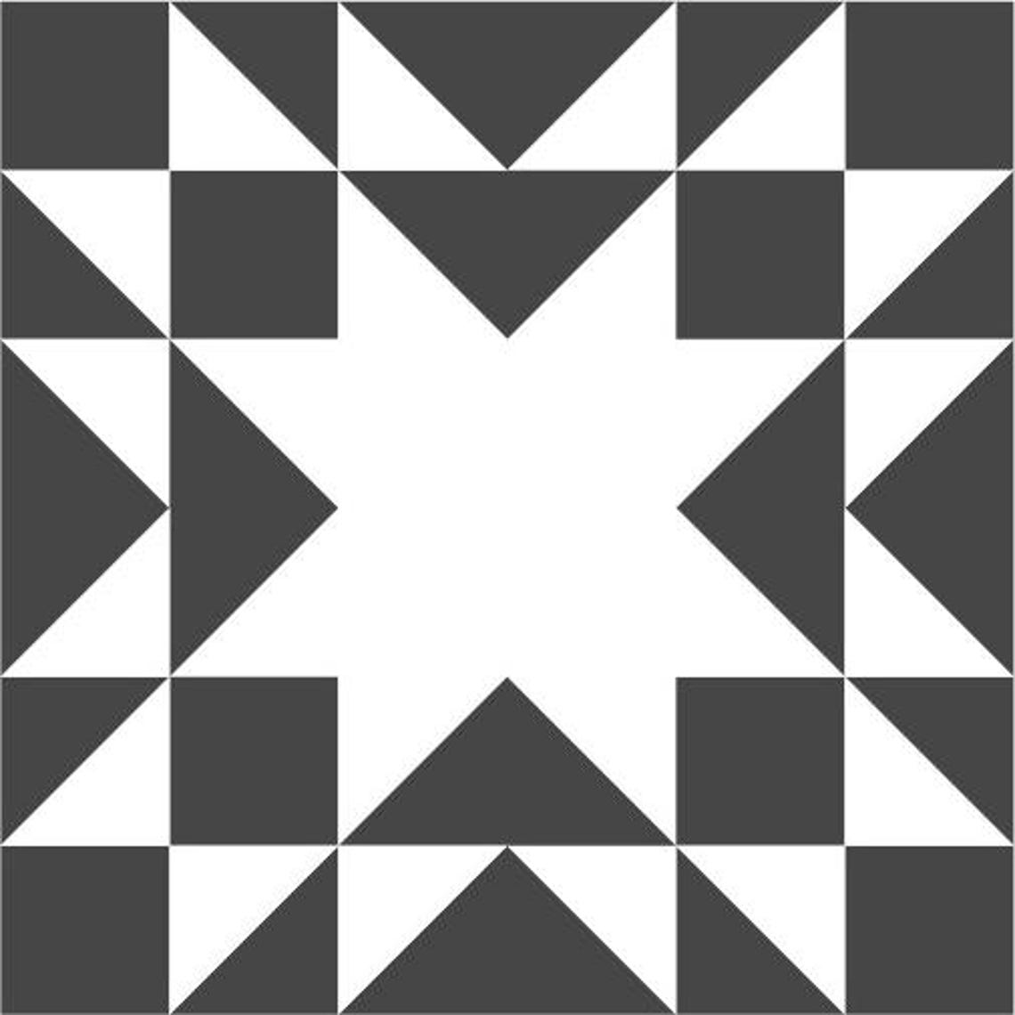 16 Point Star Quilt Block Pattern: Classic Paper Piecing (PDF Download ...