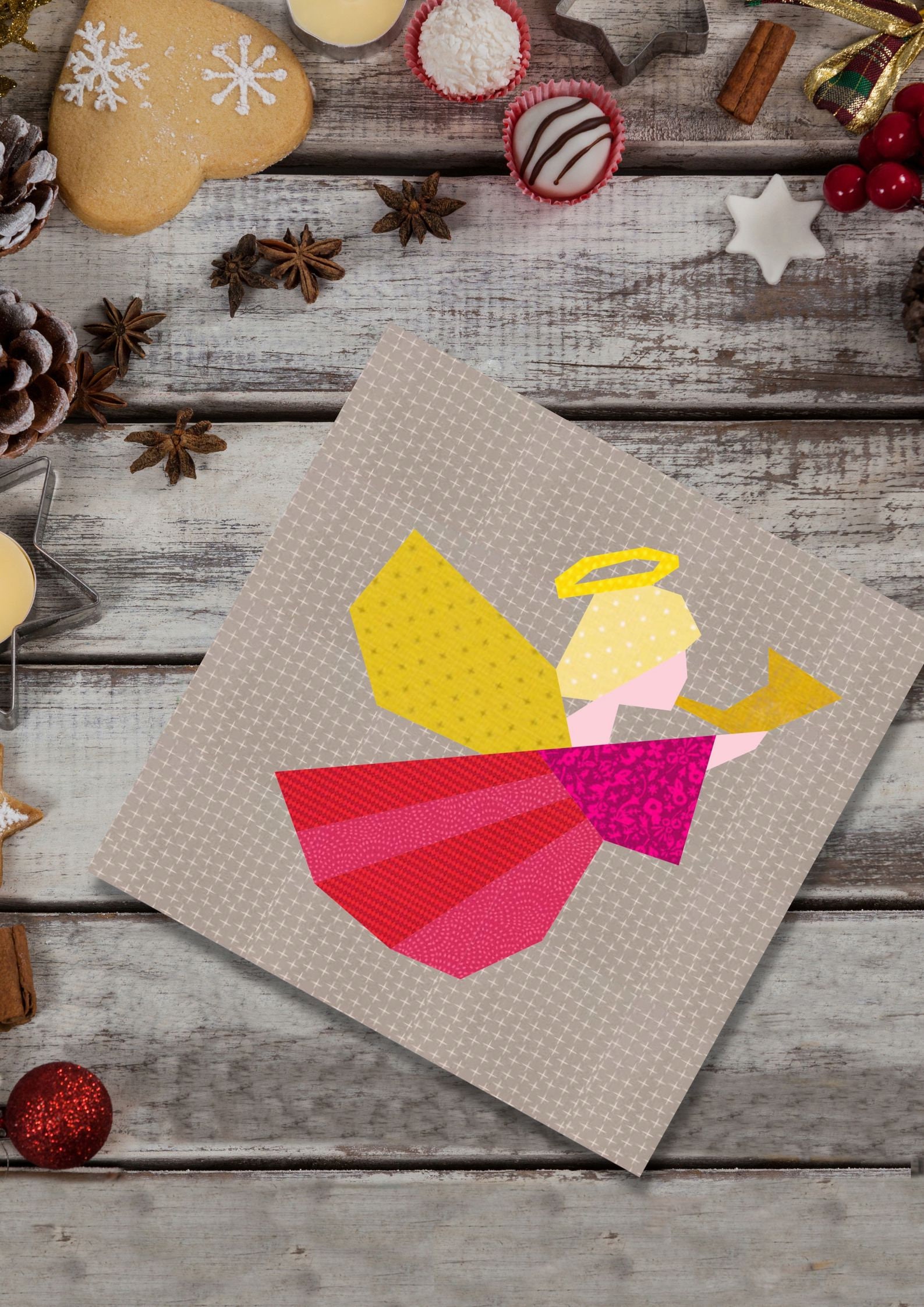 Angel Quilt Block, PDF Instant Download, FPP Pattern - Etsy