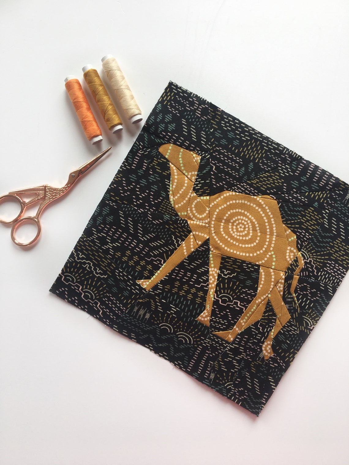 Camel Sewing Pattern Camel Quilt Block Pattern PDF Nursery | Etsy