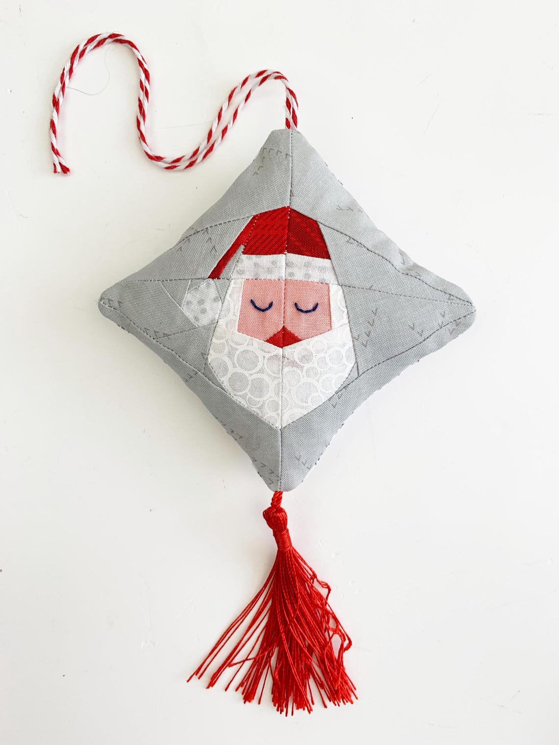 Santa Quilt Block, 5 Sizes PDF Instant Download, Foundation Paper ...