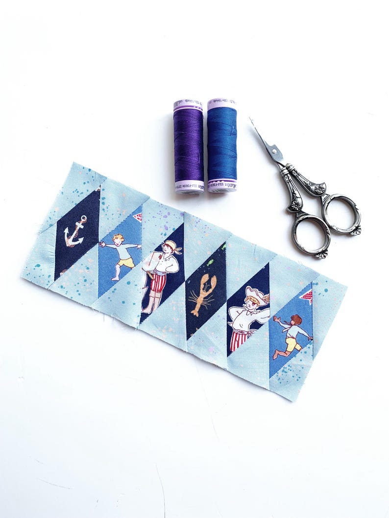 Diamond Border Quilt Block Pattern: FPP Patchwork, 12 Sizes (PDF ...