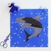 Shark Quilt Block Pattern, PDF Instant Download, Foundation Paper ...