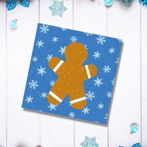 Gingerbread Man Quilt Block, 3 Sizes PDF Instant Download, Foundation ...