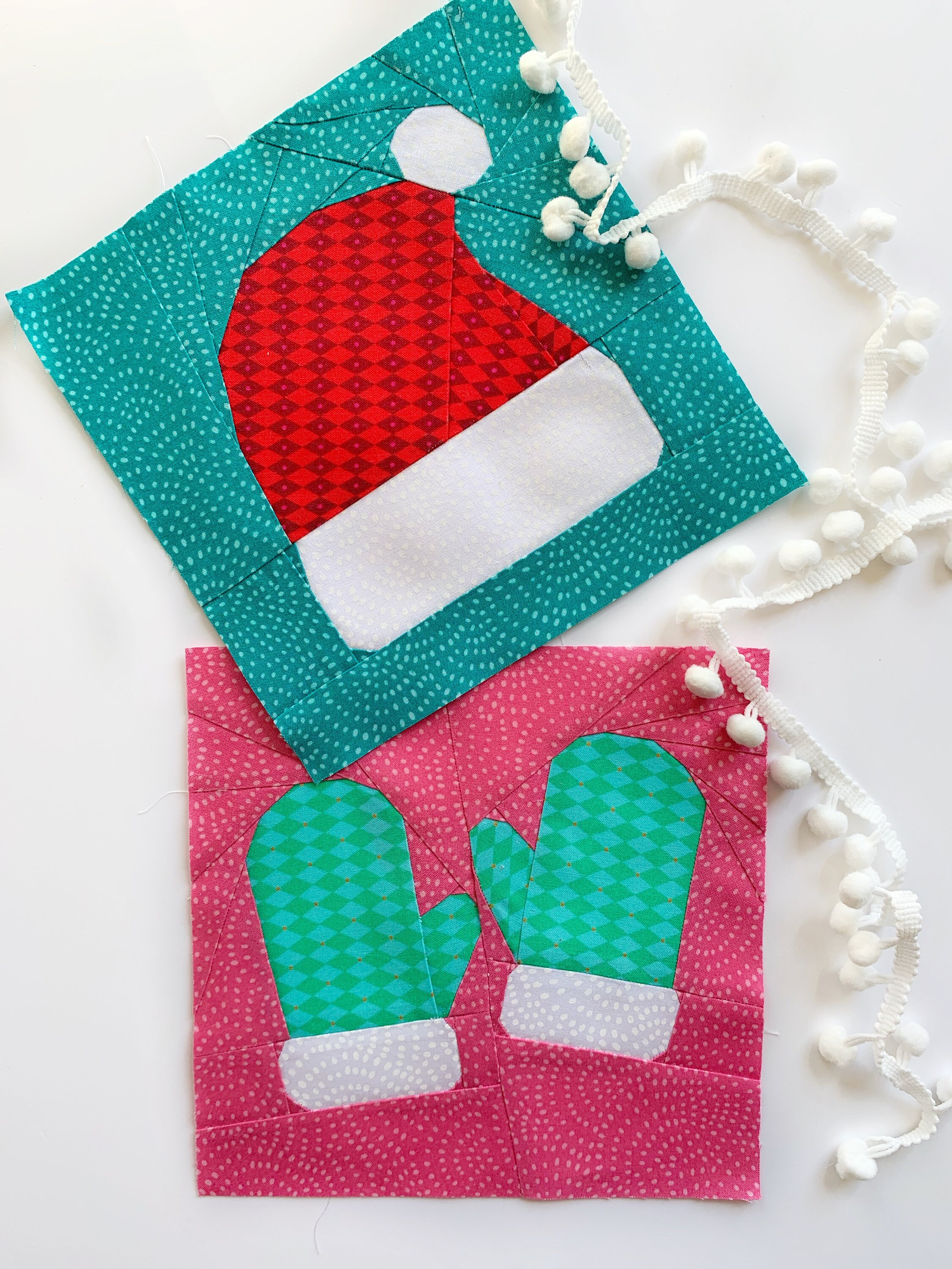 Mittens Quilt Block Pattern PDF Instant Download Christmas - Etsy