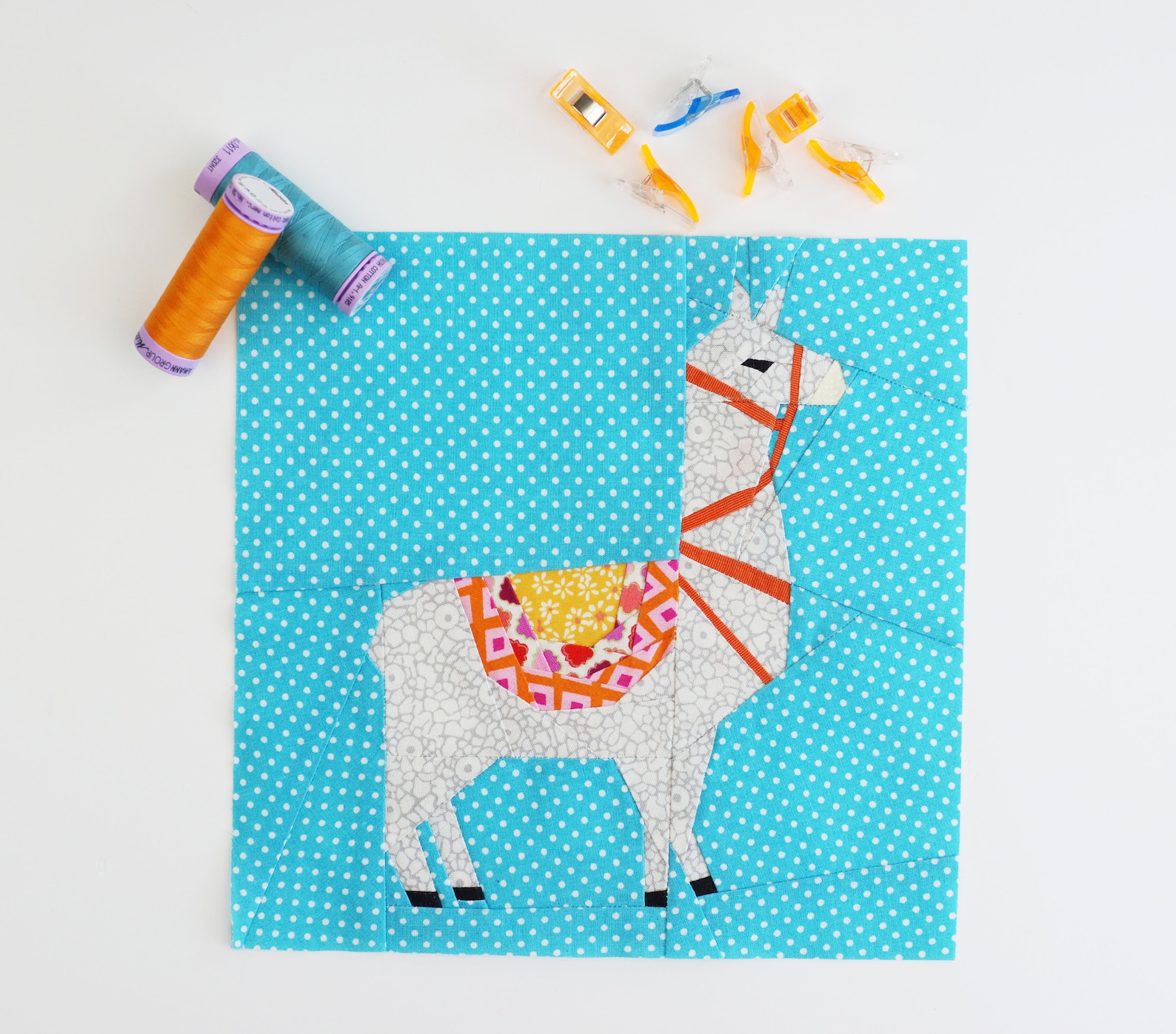 Alpaca Quilt Block Pattern PDF Instant Download Patchwork - Etsy Canada