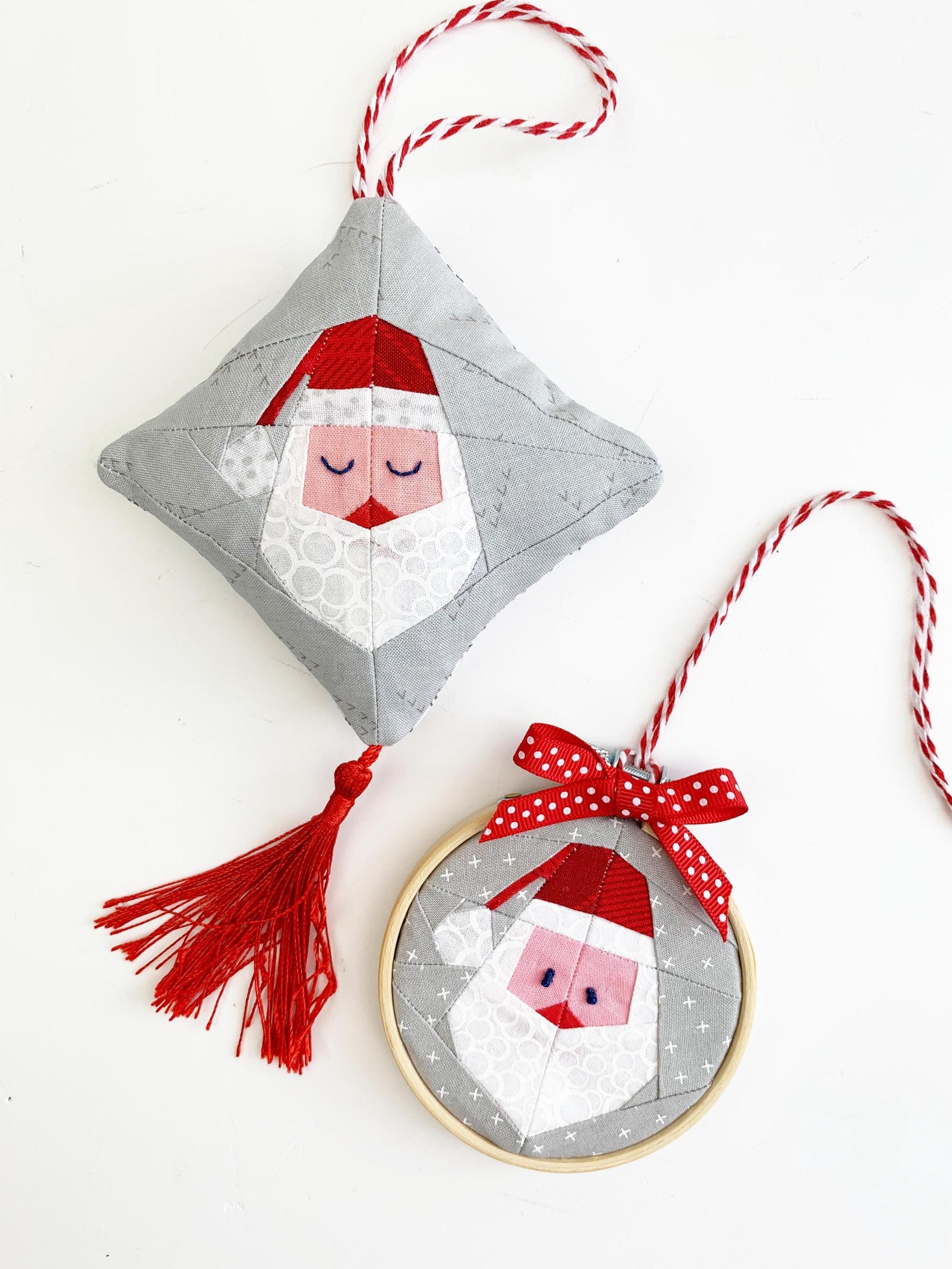 Santa Quilt Block, 5 Sizes PDF Instant Download, Foundation Paper ...