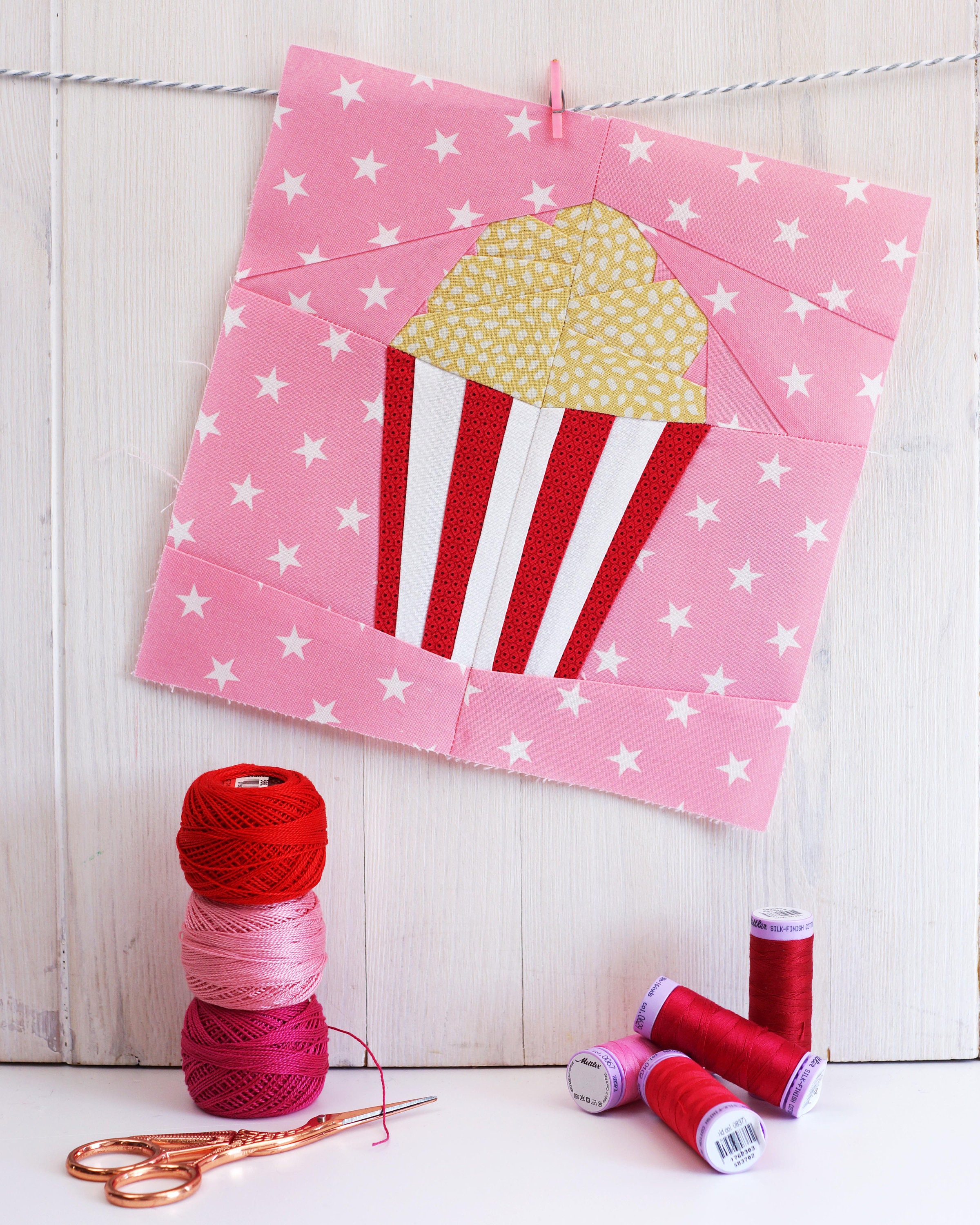 Popcorn Pattern Popcorn Quilt Block Pattern PDF Instant - Etsy