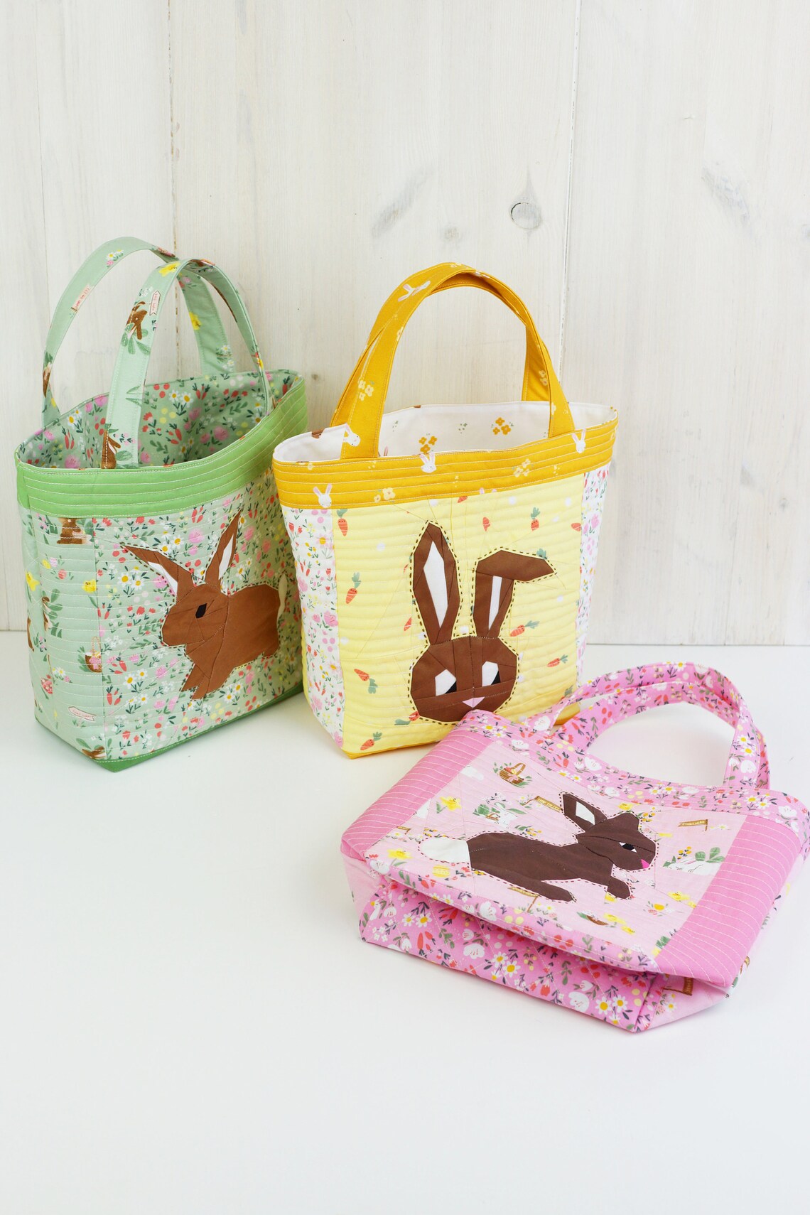 Bunny Paper Piecing Pattern PDF Easter Bunny foundation - Etsy