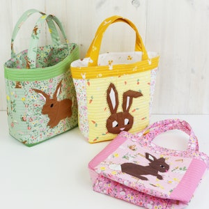 Bunny Paper Piecing Pattern PDF Easter Bunny foundation - Etsy