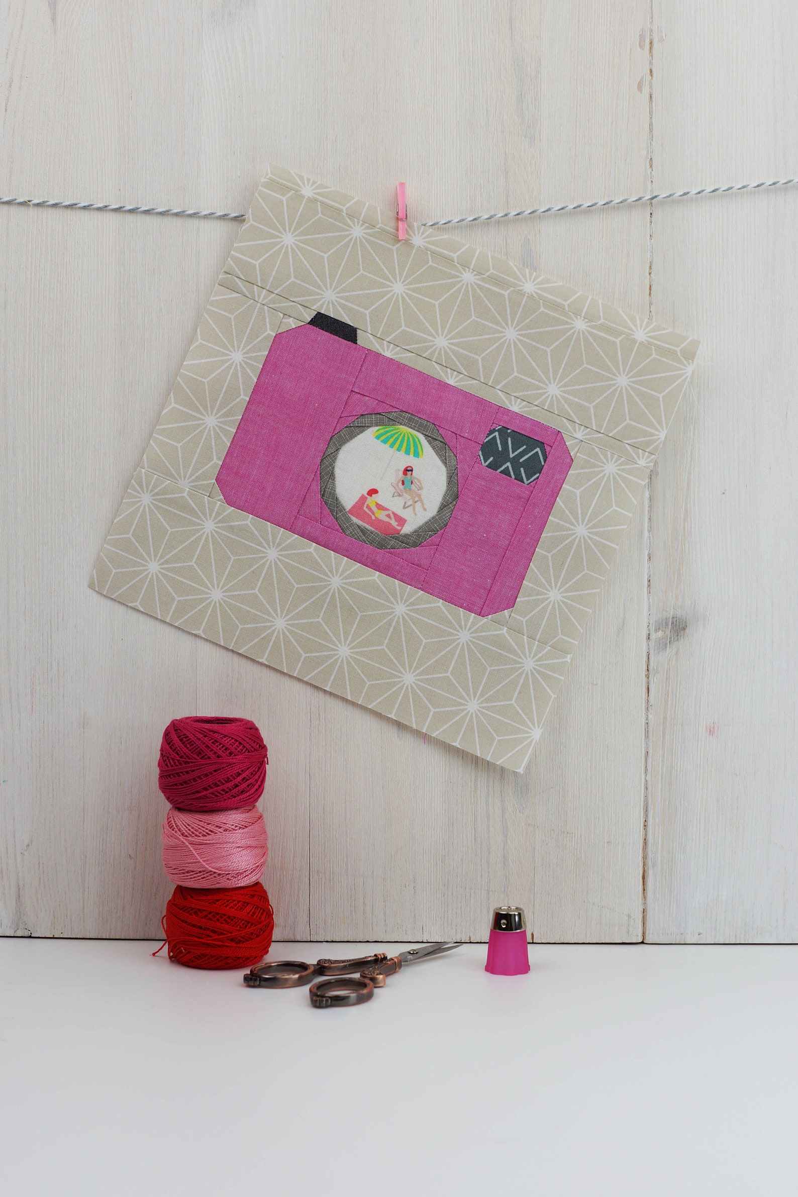 Camera Paper Piecing Pattern PDF Pattern Instant Download - Etsy Canada