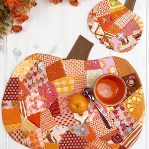 Patchwork Pumpkin Placemat Pattern: Quilted Fall Decor (PDF Pattern) - Etsy