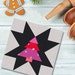 Christmas Tree in Star 5 Sizes PDF Instant Download, Foundation Paper ...