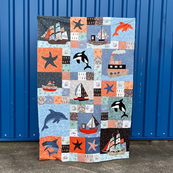 Boat Quilt Pattern - Etsy