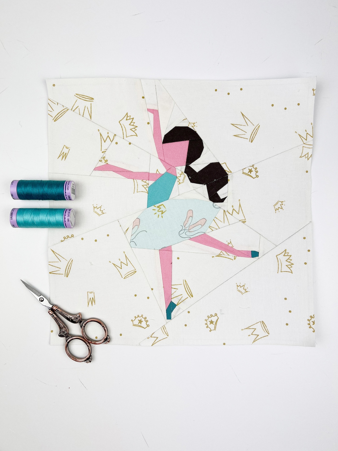 Ballerina Quilt Block Pattern, Ballerina Pattern, PDF Instant Download ...