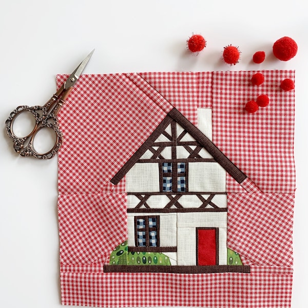 House Quilt Pattern - Etsy