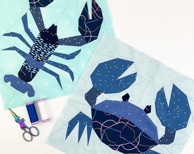 Seashell Quilt Block Pattern, PDF Pattern Instant Download, Seashell ...