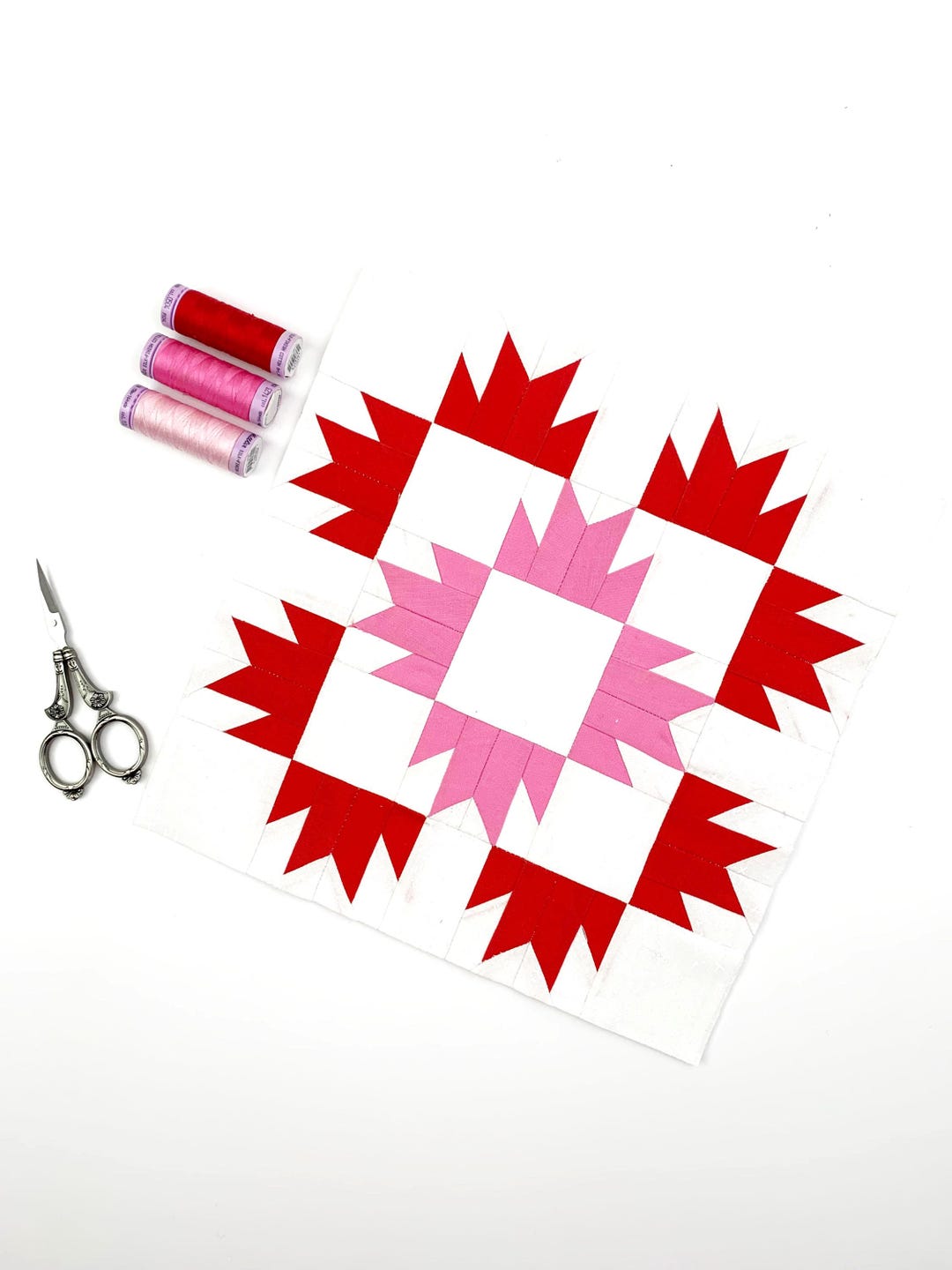 Bear Paw II Quilt Block Pattern: Twelve Crossings, 3 Sizes (PDF ...