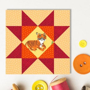 Ohio Star 8 Sizes Quilt Block Pattern, PDF Instant Download, Foundation ...