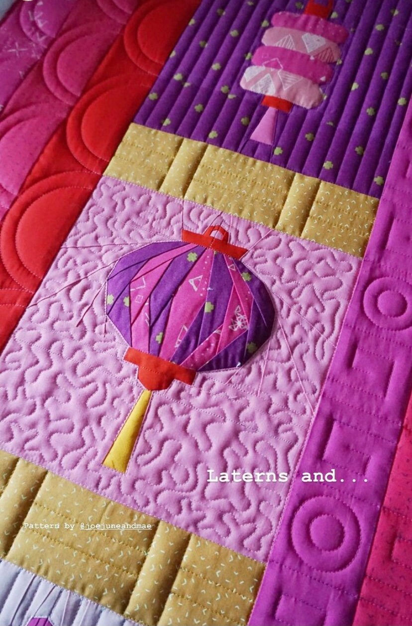 Chinese Lantern Quilt Block Pattern, 5 Sizes, Foundation Paper Piecing ...