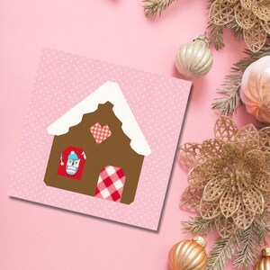 Gingerbread House Quilt Block, 5 Sizes PDF Instant Download, FPP ...