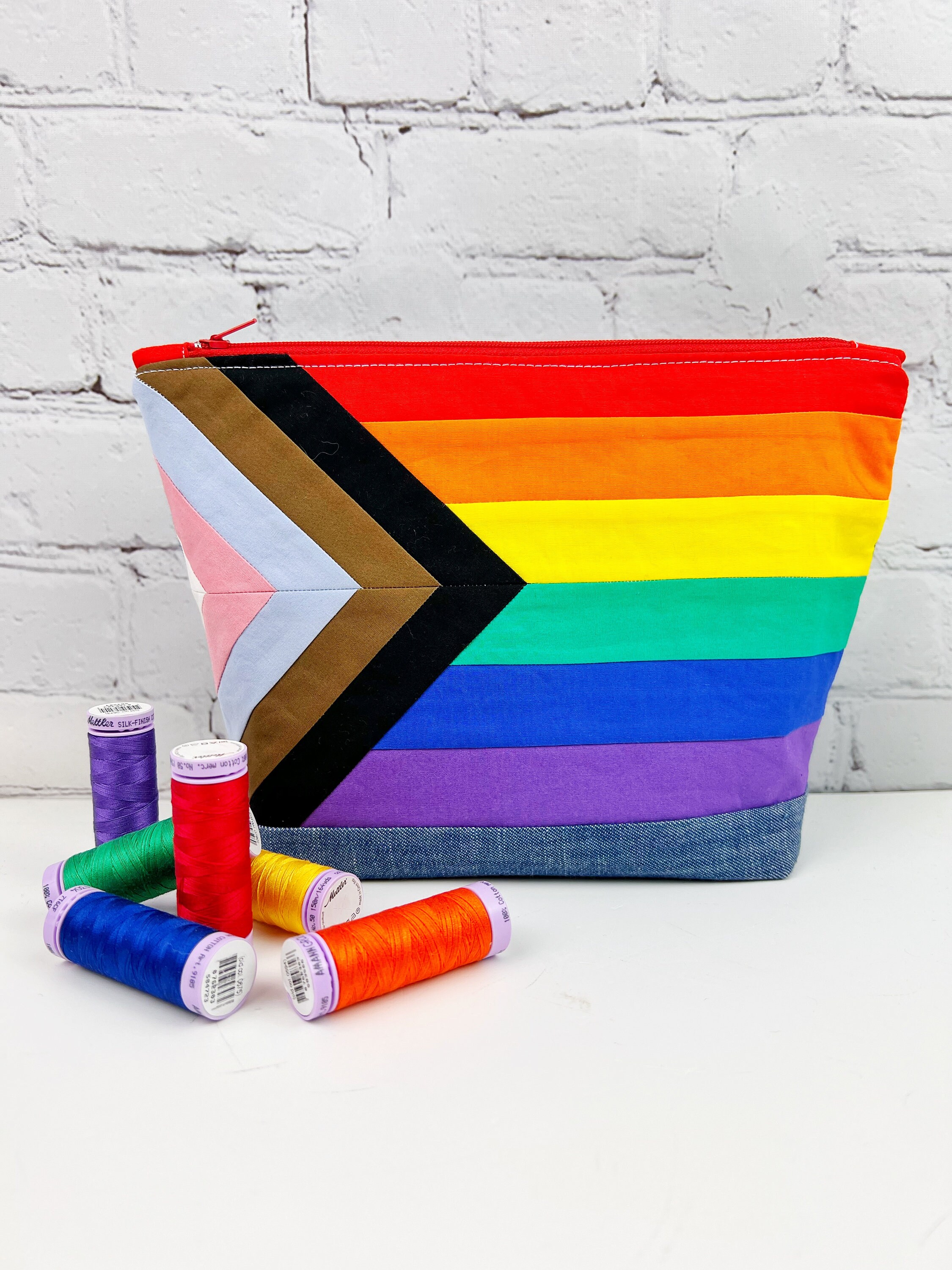 Progress Pride Pattern, 7 Sizes PDF Instant Download, Foundation Paper ...